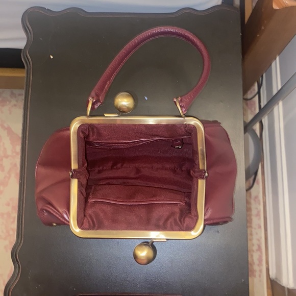 Bags | Vintage Maroon Purse | Poshmark